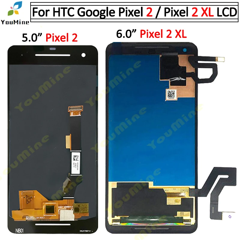 For-HTC-Google-Pixel-2XL-LCD-Display-Touch-Screen-Digitizer-fHD-For ...
