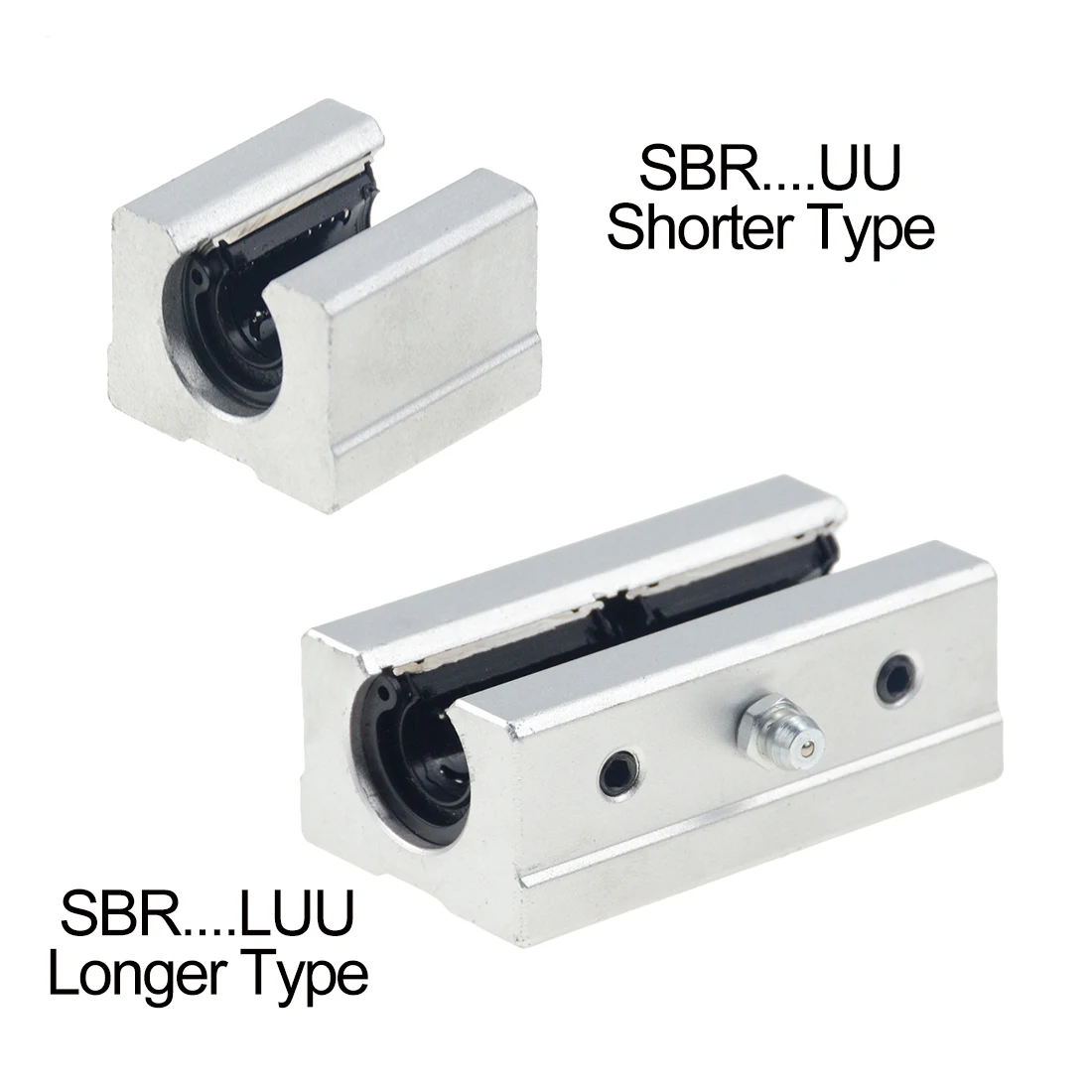 Bearing Slide SBR10UU SBR12UU SBR16UU SBR20UU SBR25UU SBR30UU linear Ball Bearing Block open ...