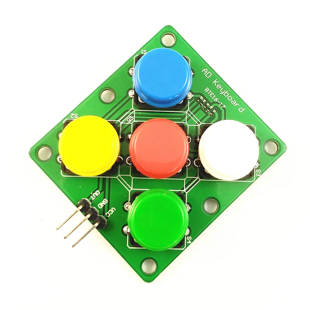 Analog-keyboard-Colorful-Square-Round-Cap-Button-Analog-Button-Module-5 ...