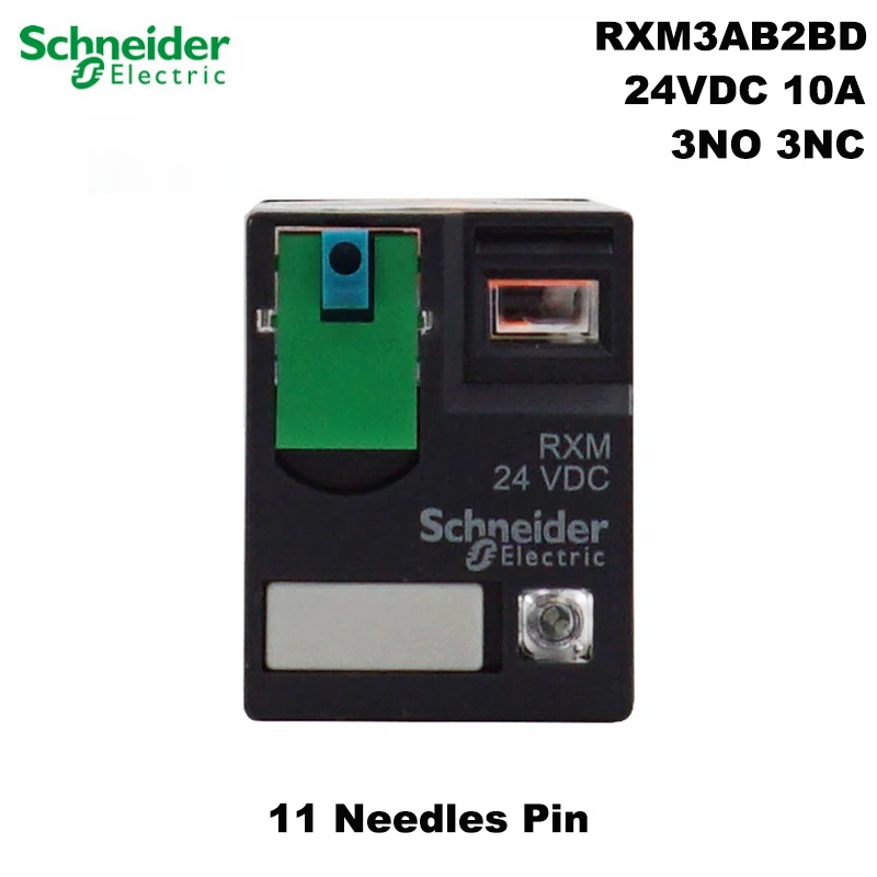 Schneider-Electric-RXM3AB2BD-24VDC-10A-Coil-Mini-Small-Relay-LED-11 ...