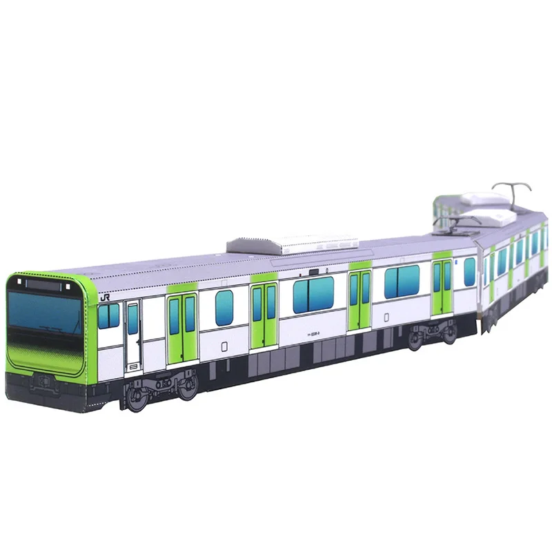 Japan E235 Yamanote Line Mini Train Locomotives Handmade Origami Art 3D ...