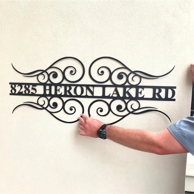 Custom Metal House Signs