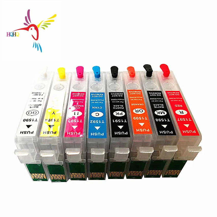 8pcs-Set-T1591-T1599-Refill-Ink-Cartridge-for-Epson-R2000-Desk-Printer ...