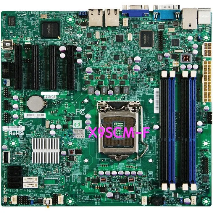 SUPER X9SCM-F Server Motherboard X9SCM-F LGA1155 1230V2 Mainboard fully ...