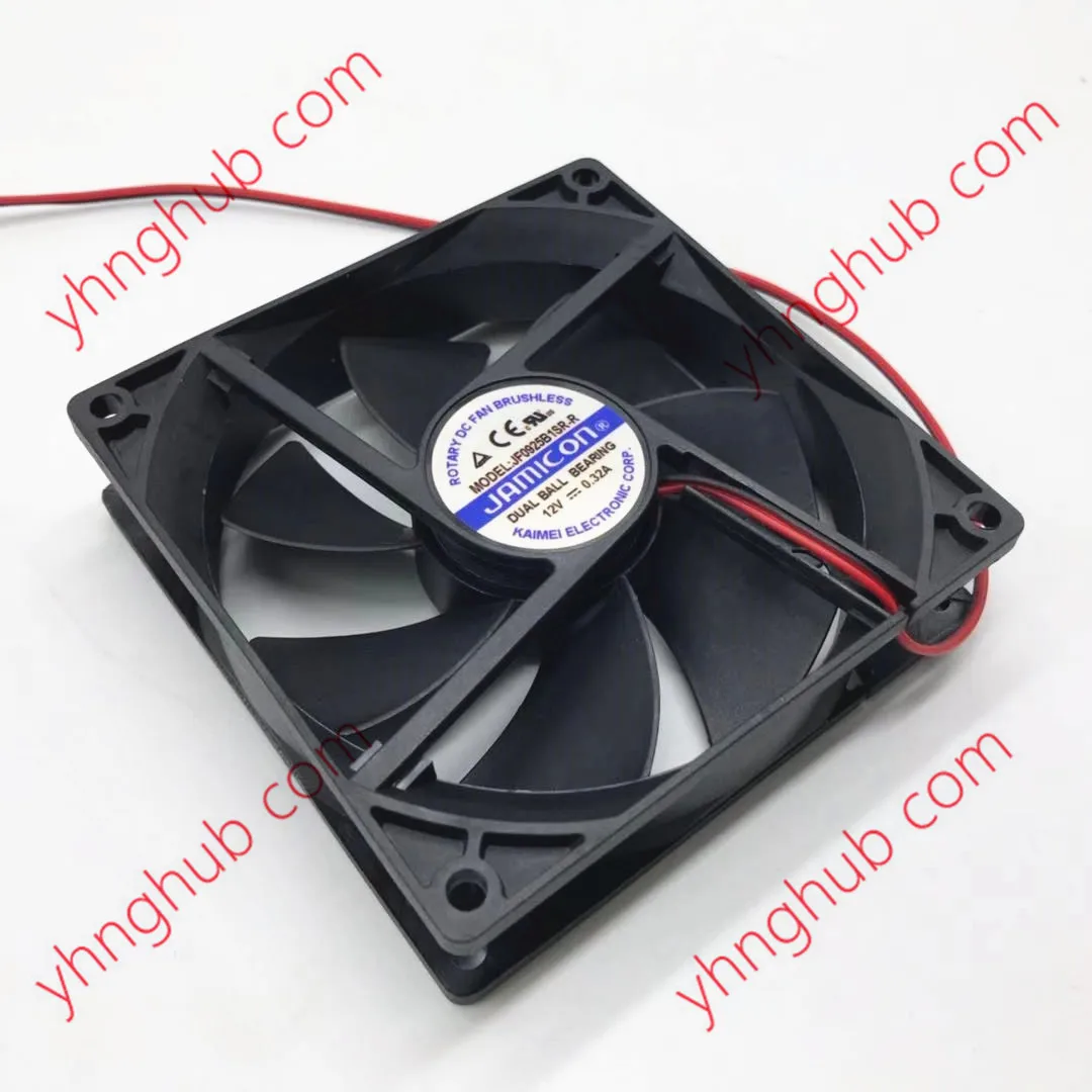 Jamicon JF0925B1SR R DC 12V 0.32A 90x90x25mm 2 선 서버 냉각 팬|팬 & 쿨링 ...