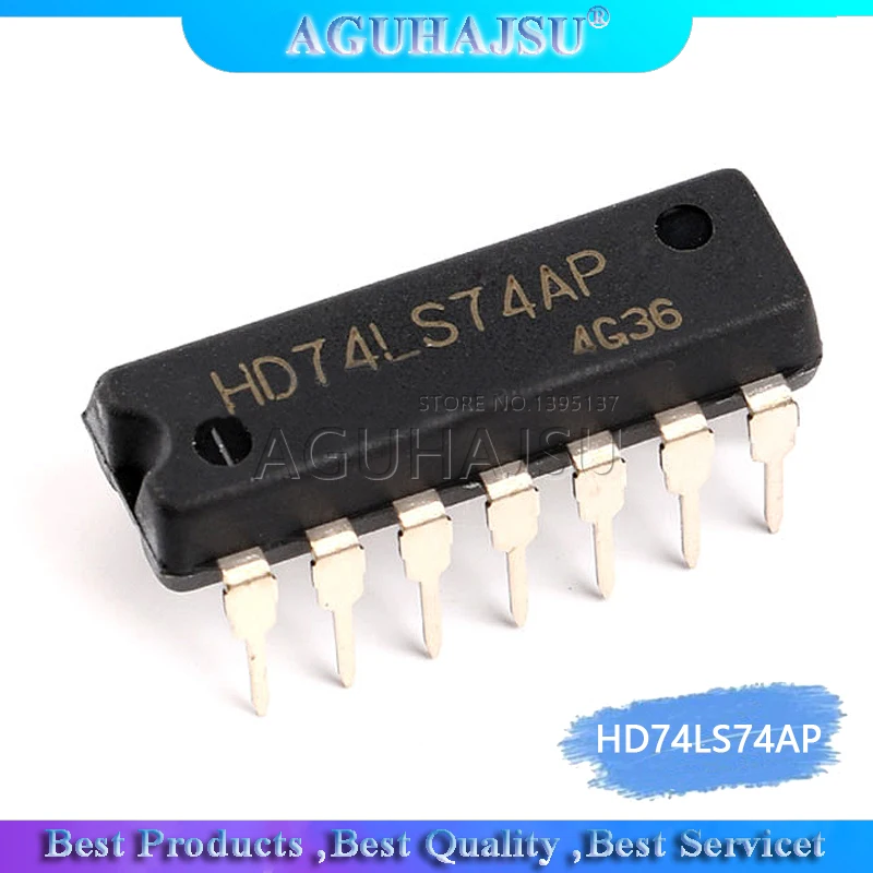 10PCS HD74LS74AP DIP14 HD74LS74 DIP SN74LS74AN DIP 14 74LS74 SN74LS74N HD74LS74P 신규 및 기존 IC|ic ...