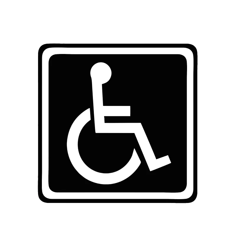 Handicap Logo Black And White