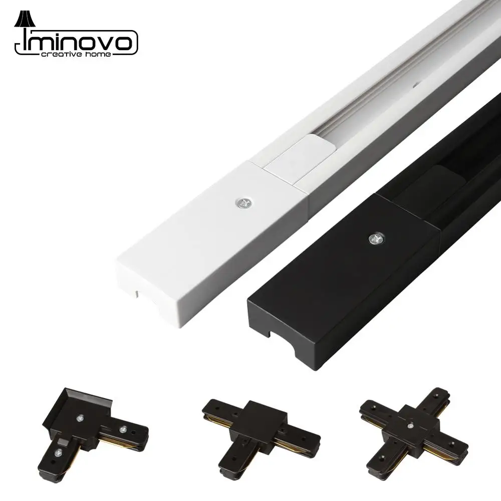 LED Track Light Rail Connector Right Angle Straight Cross I L T X Shape ...