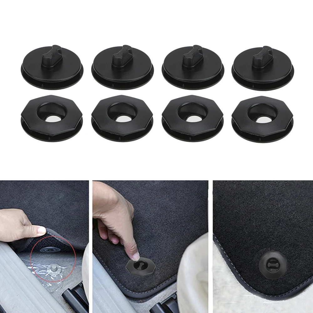 4-Piece-Set-Car-Floor-Mat-Clips-Auto-Carpet-Fixing-Grips-Clamps-Anti ...