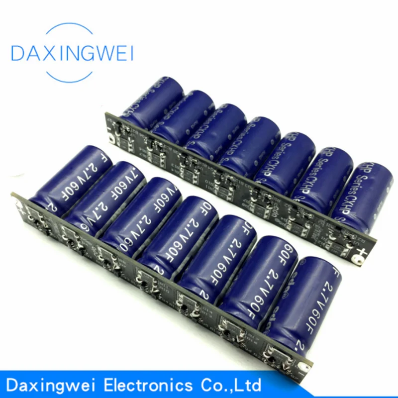 1pcs 18.9v 8.5f 2.7v60f Super Capacitor 16v 10f Farad Capacitor Module ...