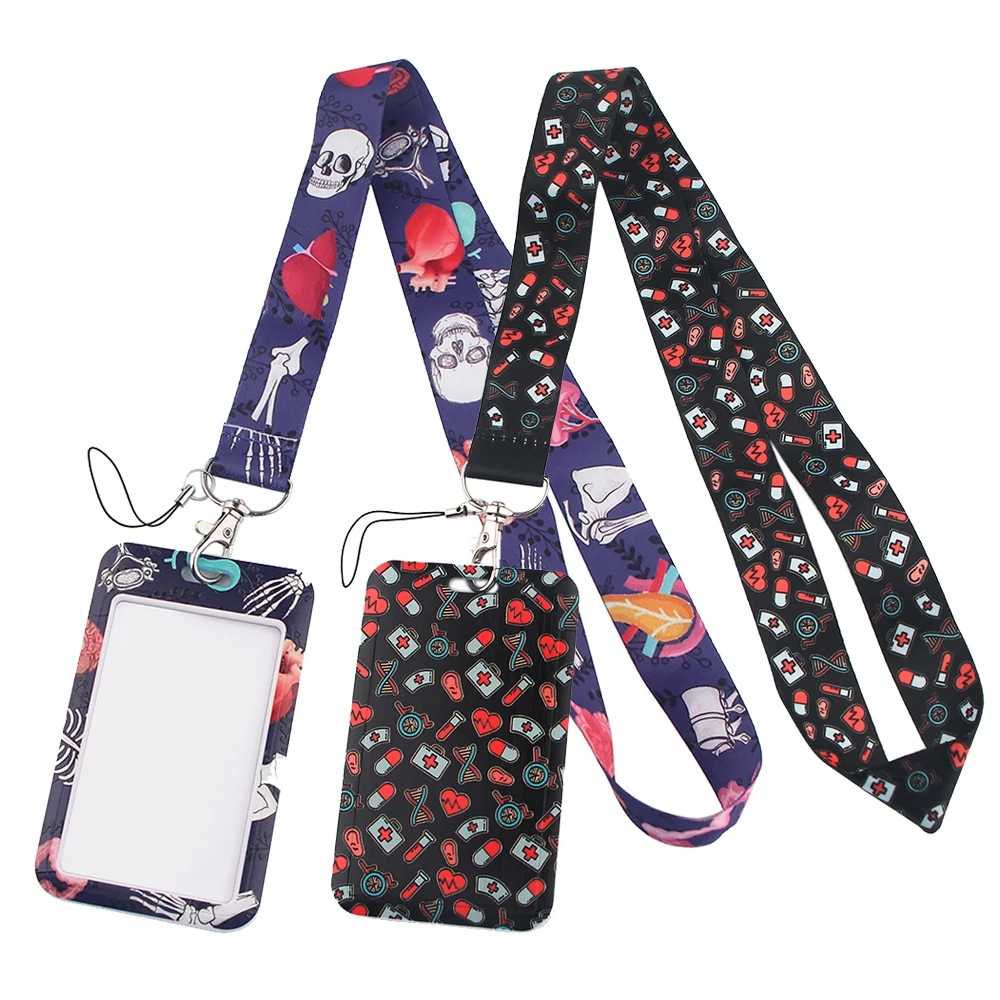 P5998-Medical-Human-Organ-Medicine-Doctor-Lanyard-for-Key-Badge-Holder ...