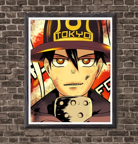 Fire-Force-Demon-Foot-of-Lord-Shinra-Original-Anime-Fan-Design ...