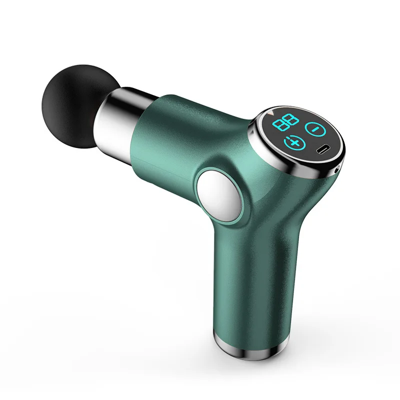 Mini Fascia Gun Fitness Muscle Impact Relaxation Massager Lcd Display