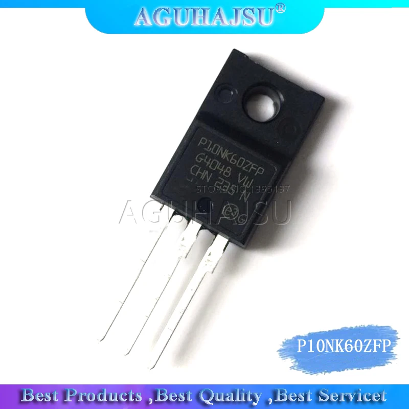 10pcs P10NK60ZFP FQPF10N60C SSS10N60A 10N60 MOS FET 10A/600V N-Channel ...