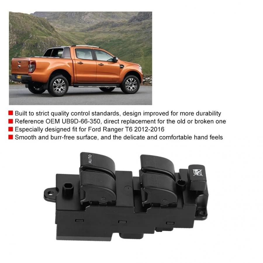 Electric Power Window Master Control Switch UB9D-66-350 for Ford Ranger ...