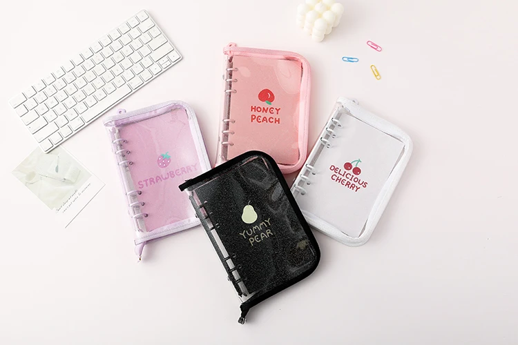 CAHIER,MKBB-A6--classeur mignon A5-A6 à fermeture éclair, carnet de ...