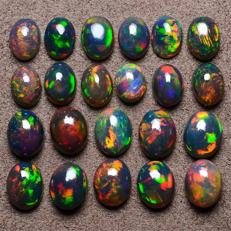 Black Gemstone Opal Jewelry | Black Opal Natural Crystal | Black Opal ...