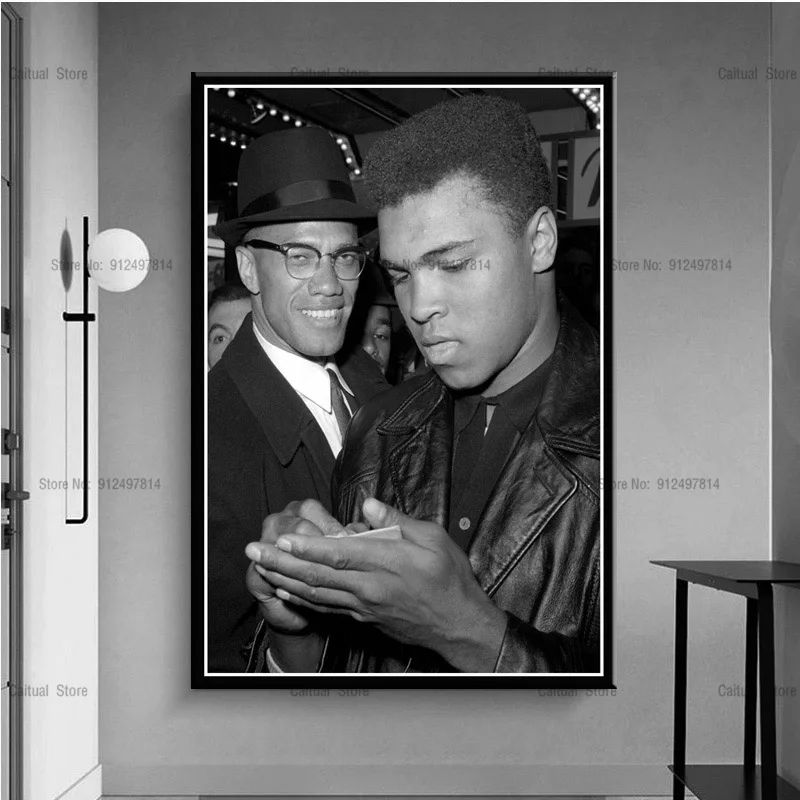 Malcolm X And Muhammad Ali Poster