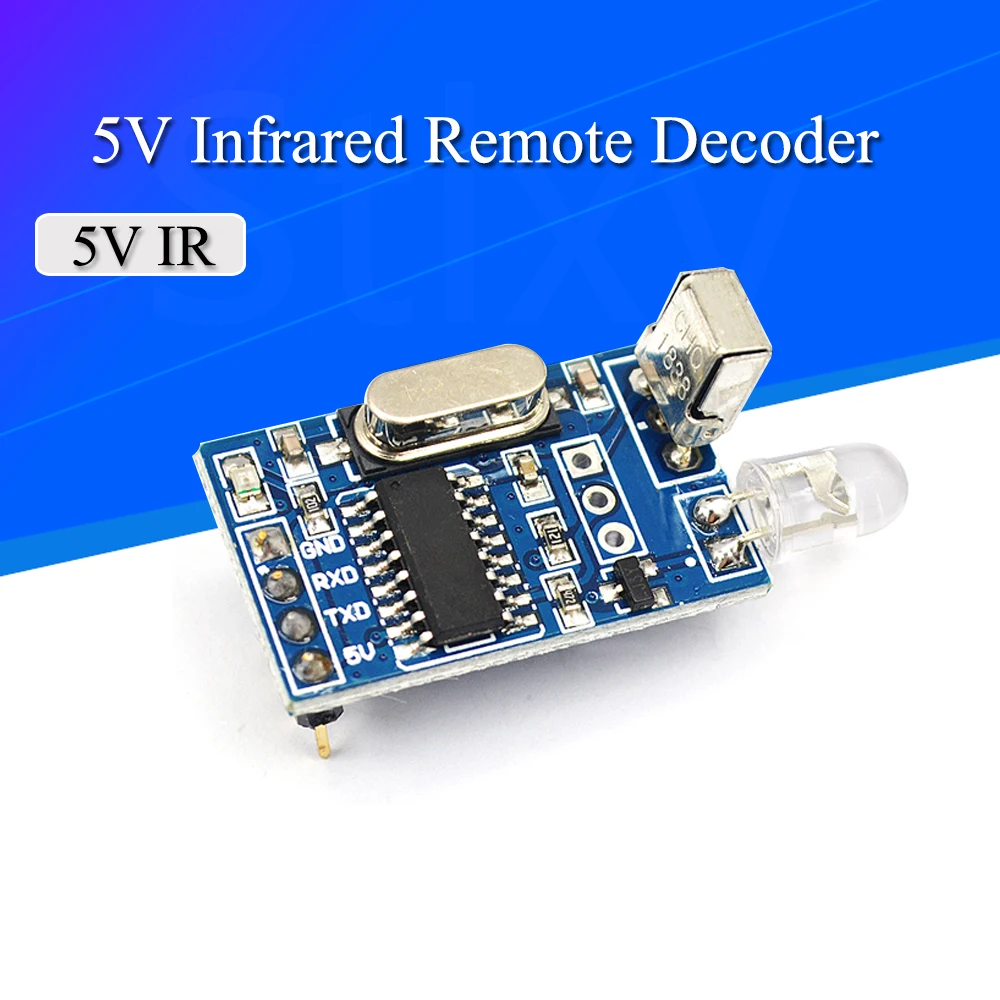 5V-IR-Infrared-Remote-Decoder-Encoding-Transmitter-Receiver-Wireless ...
