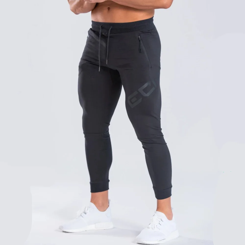 Sports & Fitness Men's Skinny Cotton Trousers - Men's Fitness Apparel ...