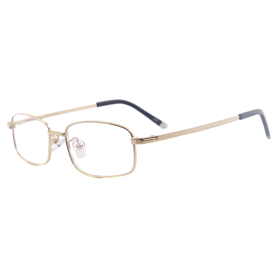 Women Flexible Memory Titanium Rectangle Eyeglasses Full Frame ...