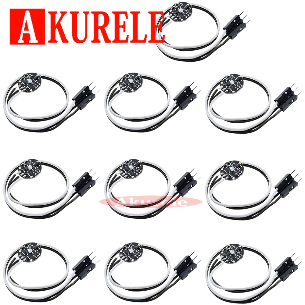 10pcs Pulsesensor pulse heart rate sensor for Arduino open source ...