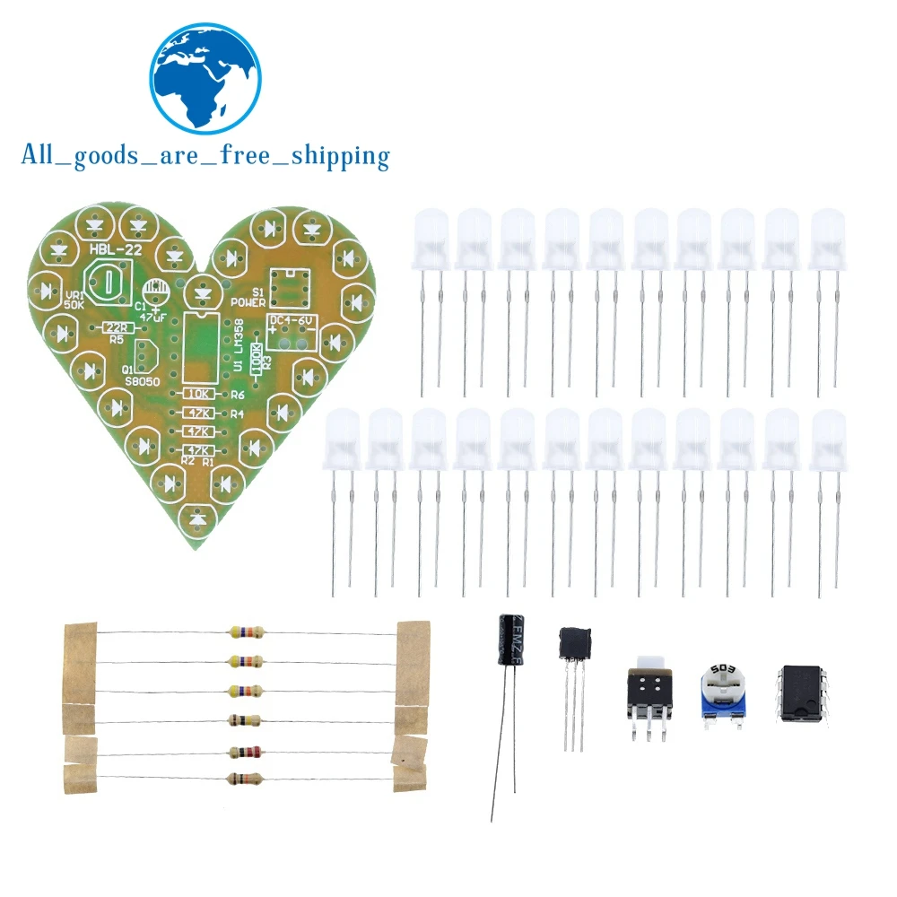 First assembly of pcb, leds are supposed to blink but they are on all ...