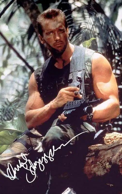 ARNOLD-SCHWARZENEGGER-Signed-Print-Art-Canvas-Poster-For-Living-Room ...