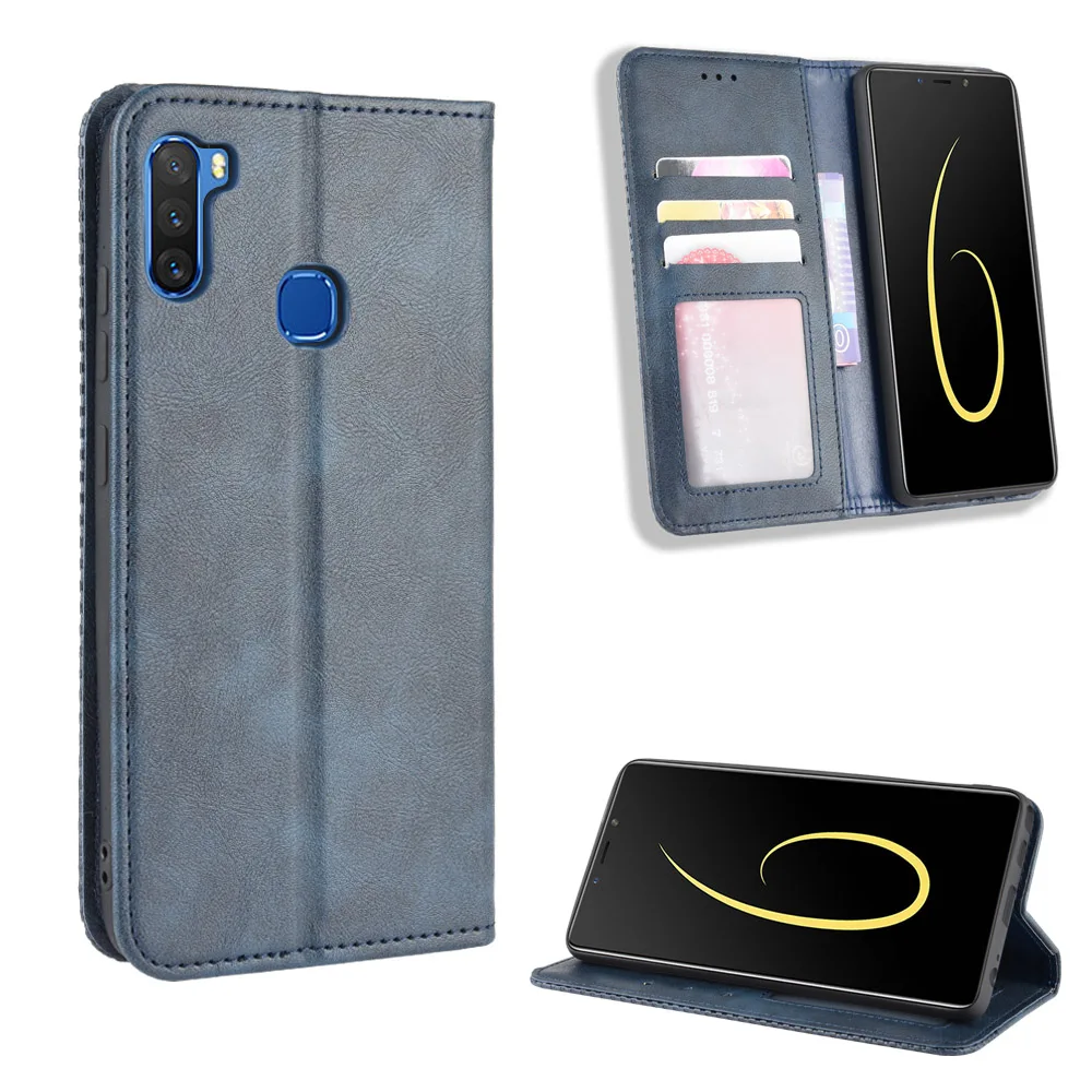 Funda de cuero con tapa para Infinix Note 6, carcasa de alta calidad ...