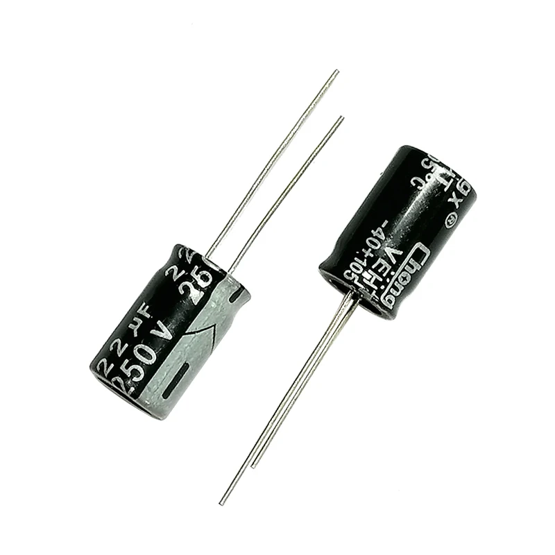 250V22uf-10x16mm-Aluminum-Electrolytic-Capacitor-22uf250v-250v22mf ...