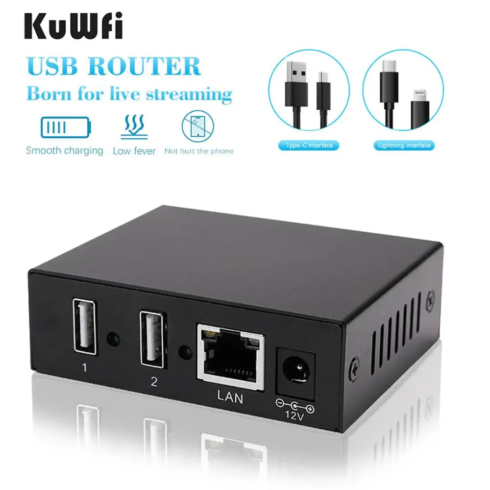 KuWFi USB Router Mobile Phone Live Game Routers for Smart Phone ...