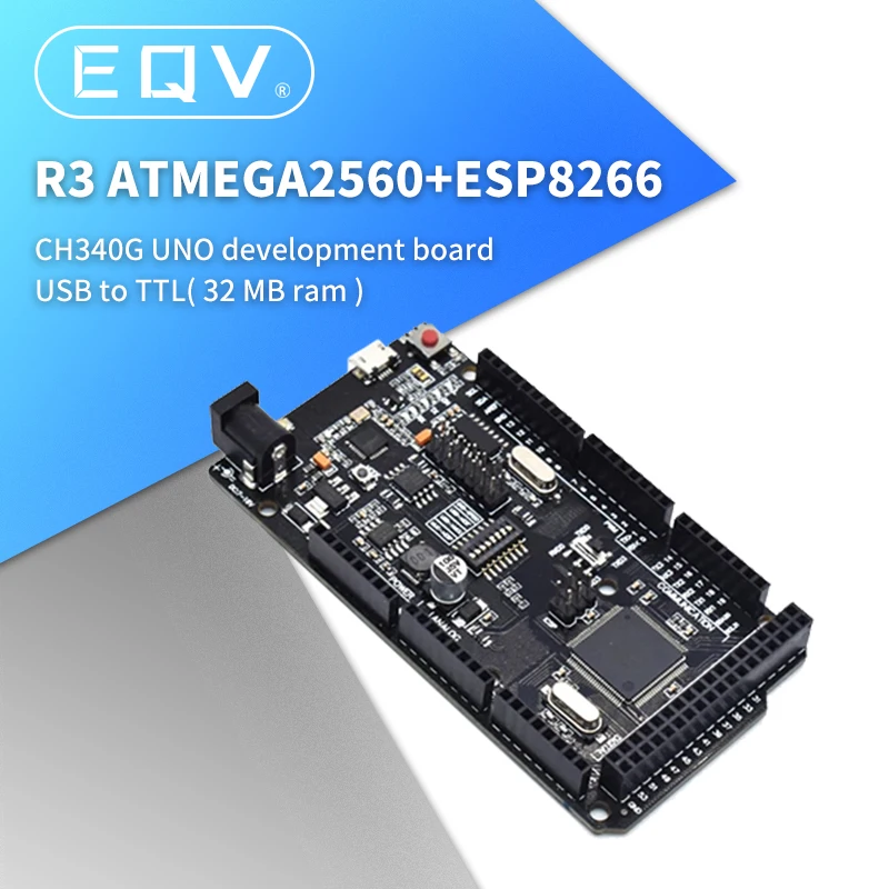 Mega2560 + WiFi R3 ATmega2560+ESP8266 32Mb memory USB TTL CH340G ...