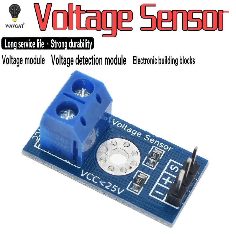 Voltage-detection-module-Voltage-Sensor-for-Arduino-electronic-building ...