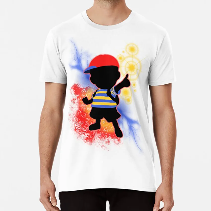 Super Smash Bros. Ness Silhouette T shirt super smash bros ssb ...