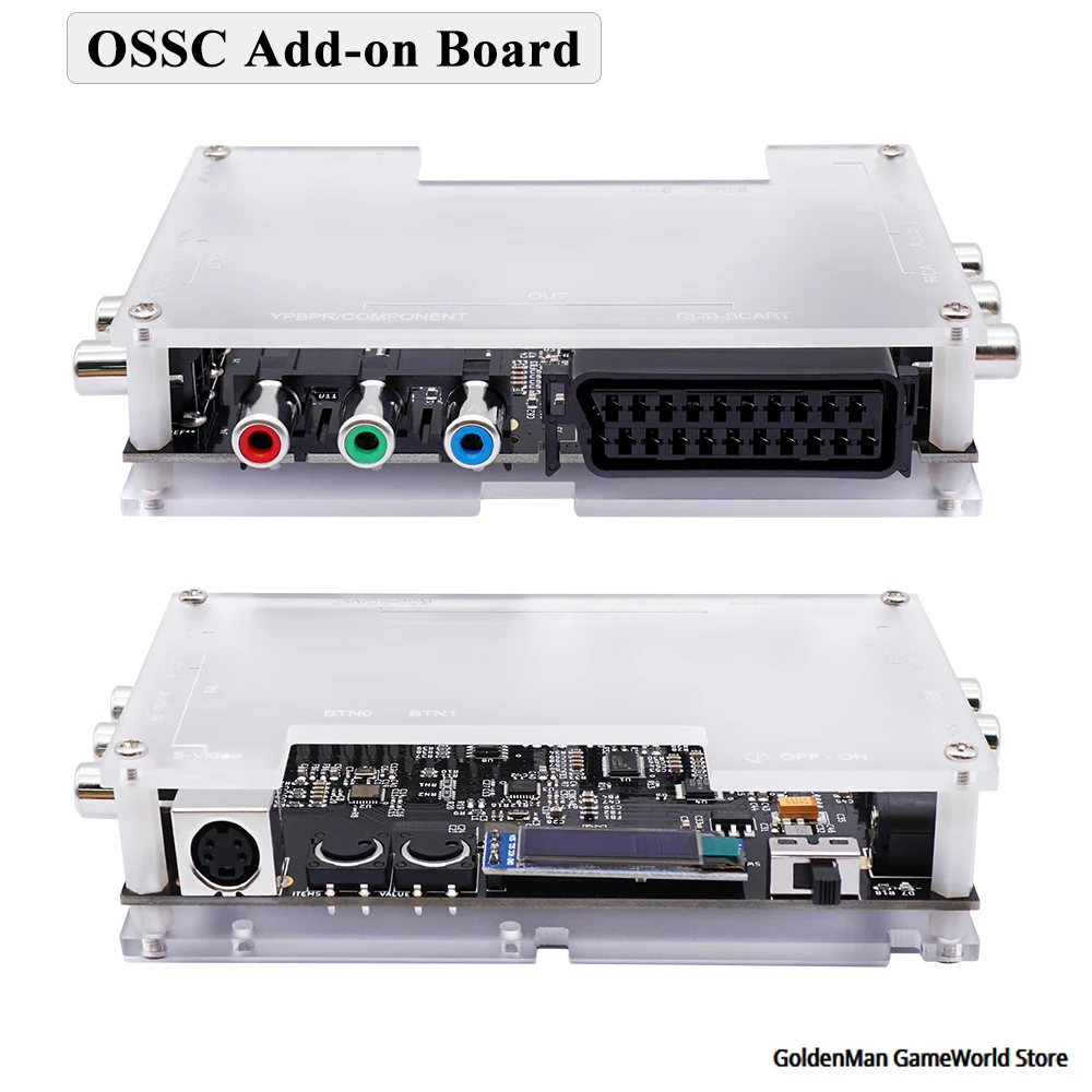 Ossc Add-on Board Linedouble And Smoothing Mode With Composite And S ...