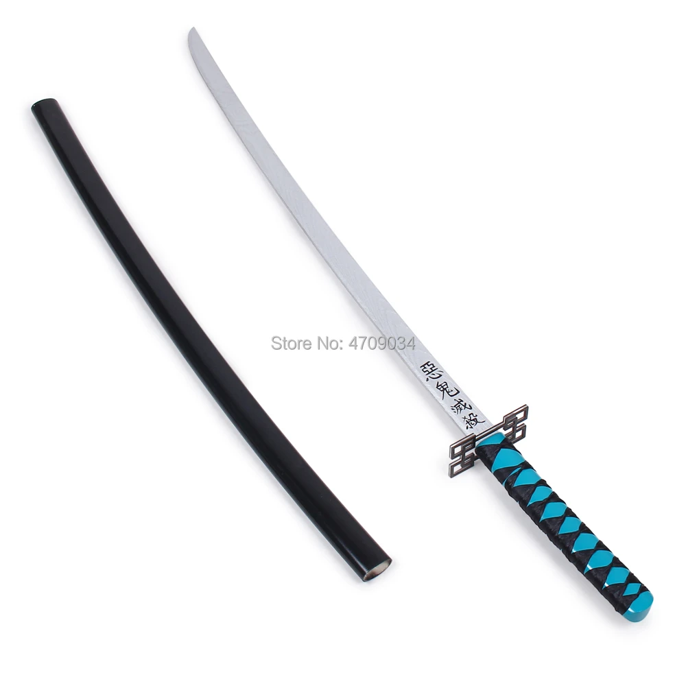 Demon Slayer Muichiro Tokito White Nichirin Sword Katana Metal ...