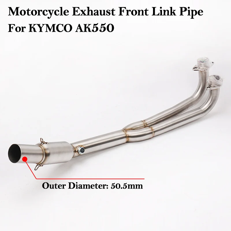 50.5MM Slip On Motorcycle Exhaust Modified Stainless Steel Escape Moto ...