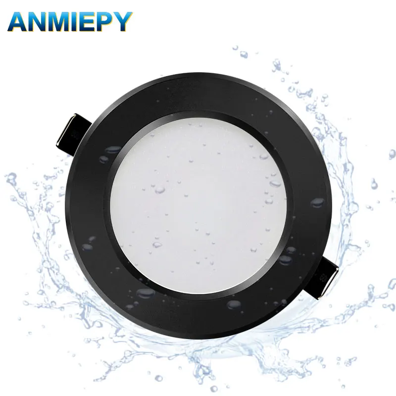 LED-Downlight-220V-Black-Waterproof-Ceiling-Lamp-3w-5w-7w-9w12w15w-18W ...