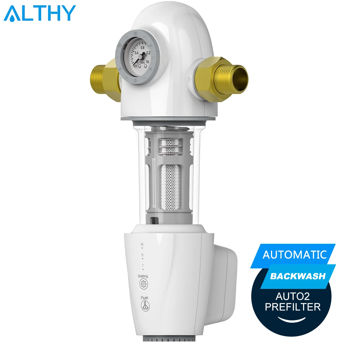 Althy Pre-auto2 Automatic Flushing Backwash Prefilter Spin Down ...