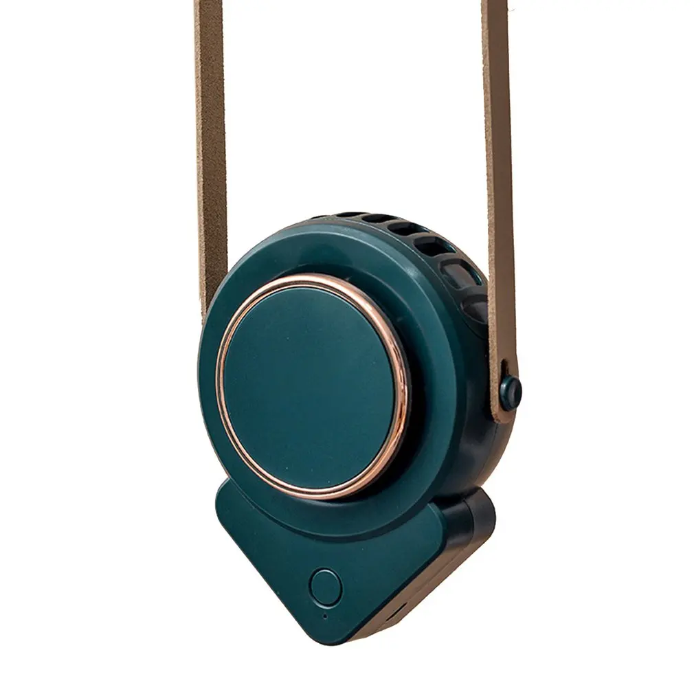 Necklace Fan Mini Bladeless Handheld Fan Portable USB Rechargeable ...