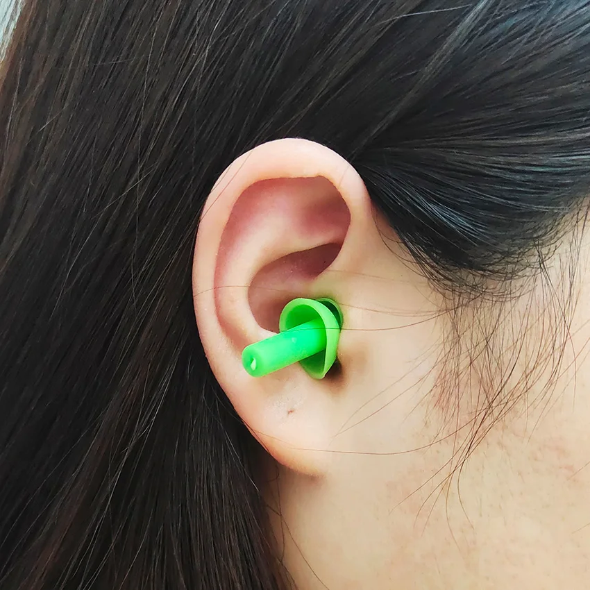 Boules Quies,Rose--Bouchons D'oreille En Silicone Souple, 1 Paire ...