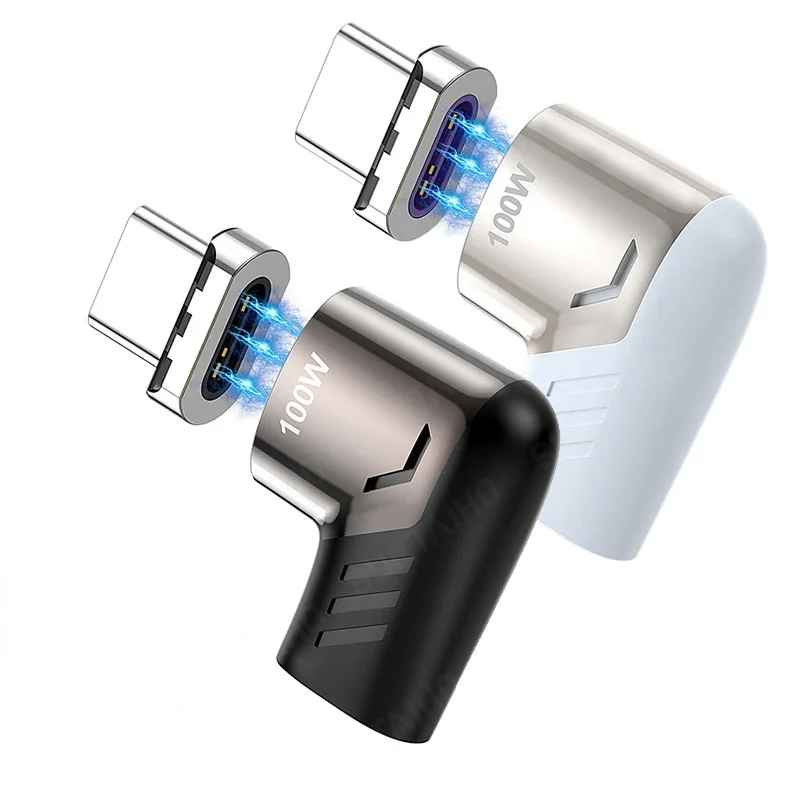 100W-USB-Type-C-Magnetic-Adapter-Fast-Charging-Usb-C-To-Type-C-Magnet ...