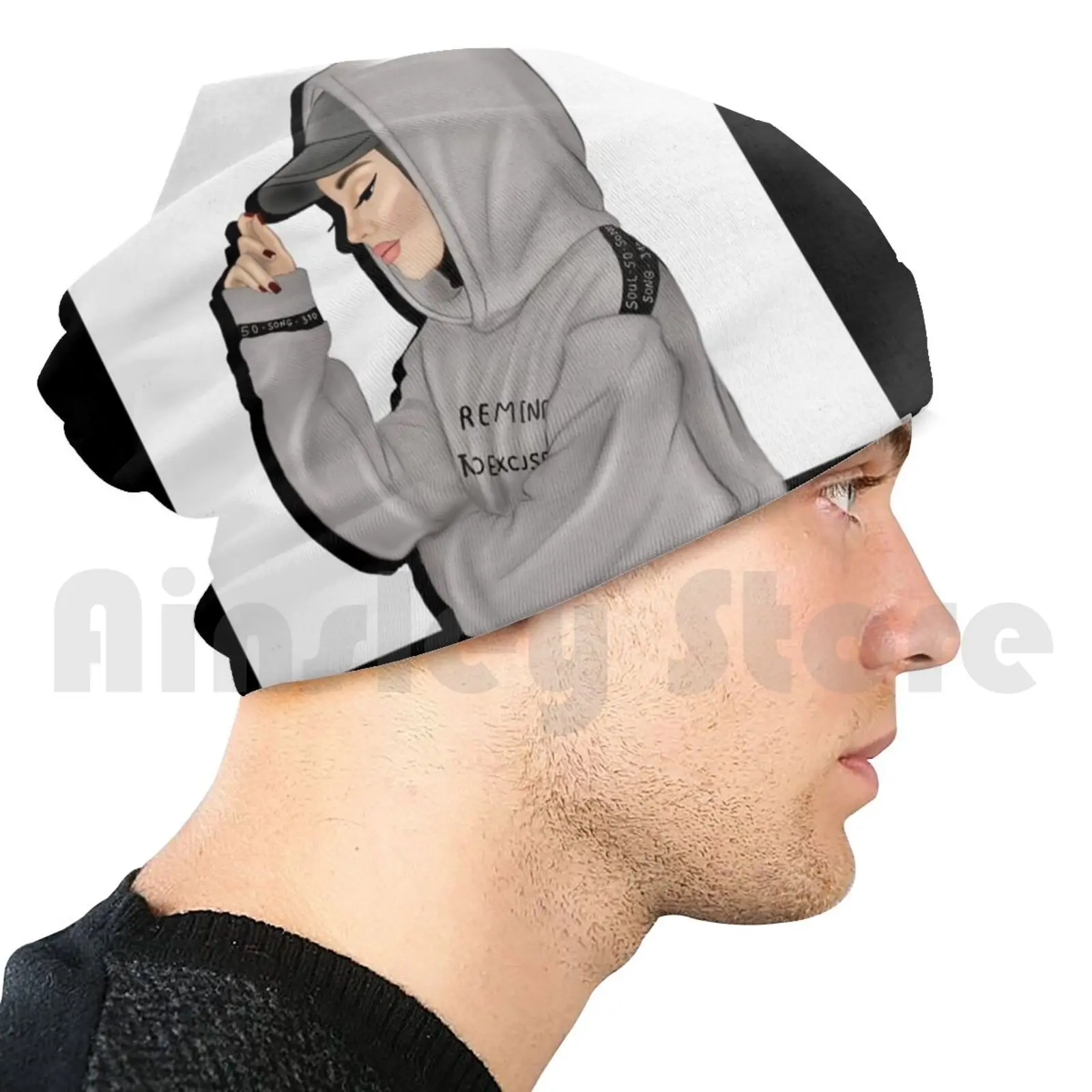 Drawings Of Girls In Beanies