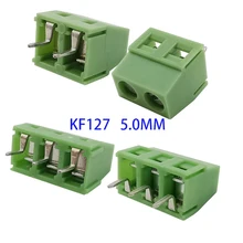 Borniers 50pcs KF127-3P 3Pin plug-in Bornier Connecteur Panel 5.0 mm pitch Équipements ...