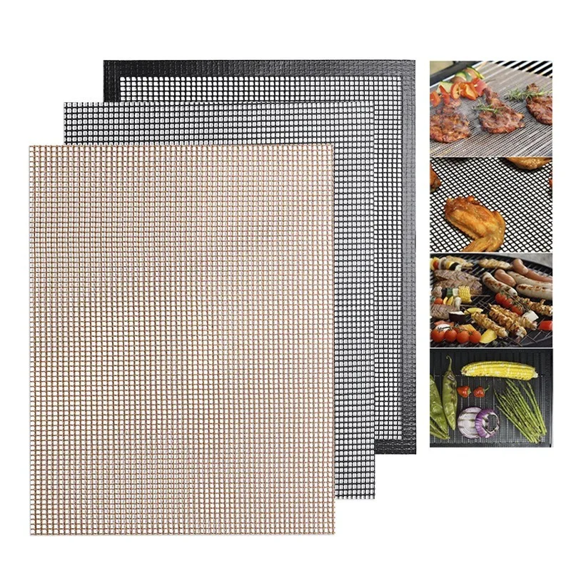 1 Piece BBQ Barbecue Grill Mat Replacement Mesh Wire Net Non Stick ...