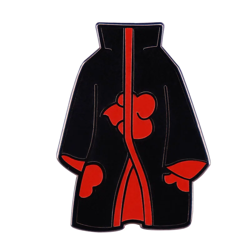 Enamel-Pin-Nimbus-Cloud-Black-Red-Akatsuki-Cloak-Badge-Brooch-Blood ...