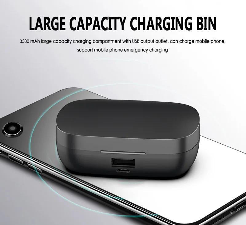 S11 TWS гарнитура беспроводная Bluetooth V5.0 сенсорный наушник Ipx5 ...