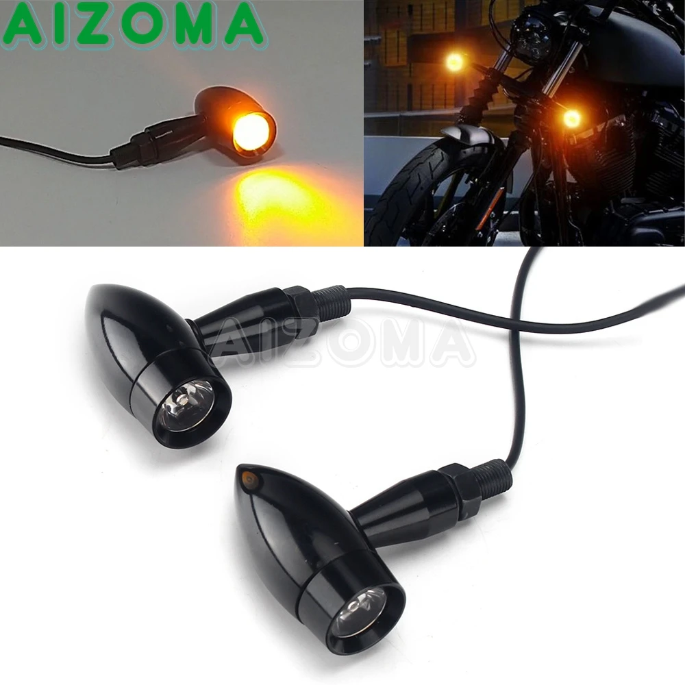 For-Mounting-Bolt-10MM-DC-12V-Motorcycle-LED-Mini-Bullet-Turn-Signal ...