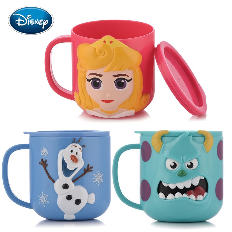 Disney children with cover home drinking cup mouth brushing cup cute ...
