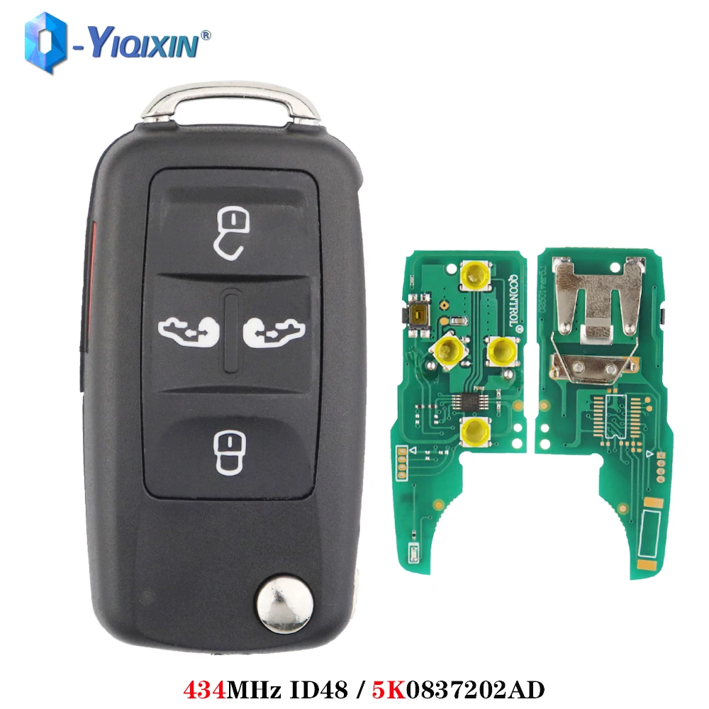 YIQIXIN-Remote-Flip-Folding-Key-For-VW-Volkswagen-Sharan-Multivan-T5 ...